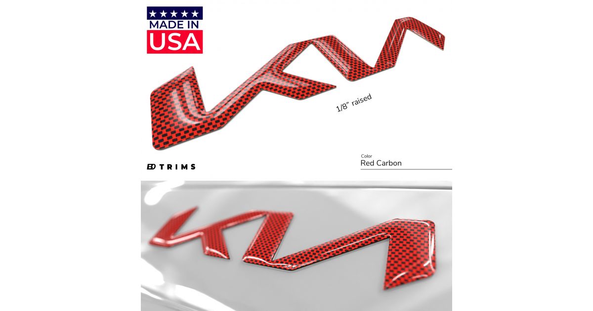 Raised Letters for Kia Sportage 2022-2023 Back & Front Set