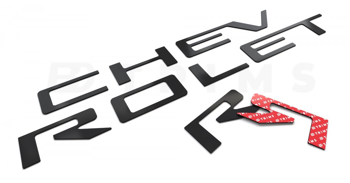 Buy Tailgate Plastic Letters Inserts for 2021-2022 Chevrolet Colorado ...