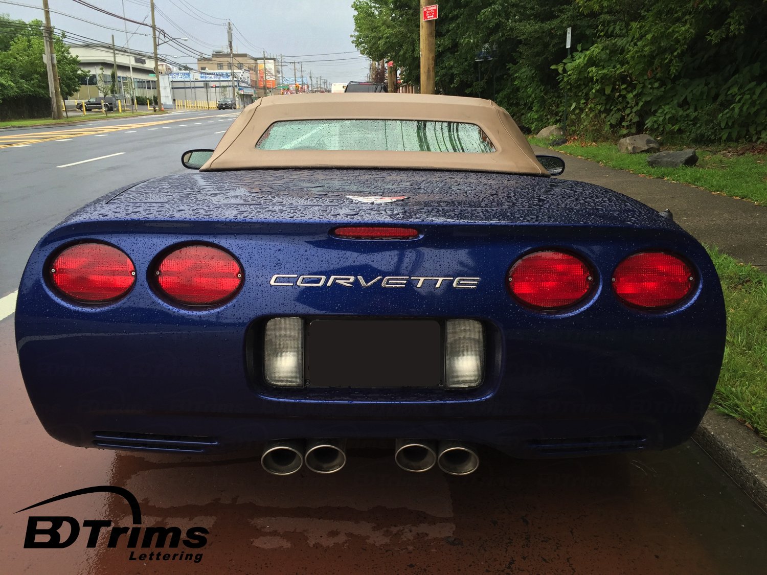 Front & Rear Bumper Plastic Letters Inserts Set for 1997-2004 Chevrolet ...