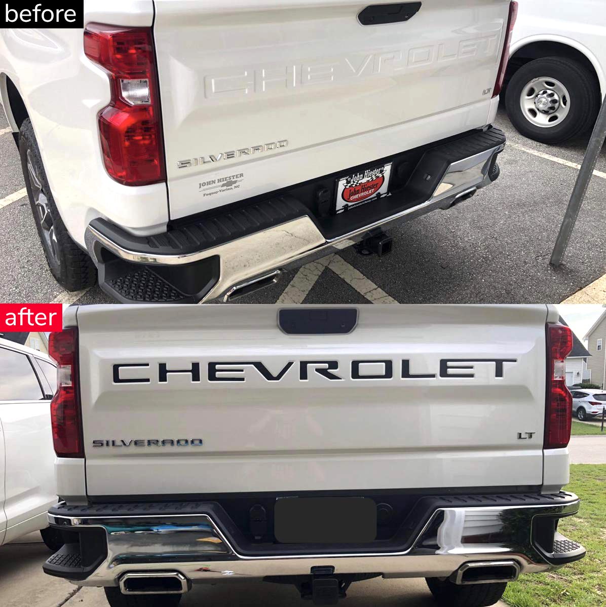 Silverado Tailgate Letter Inserts Tailgate Insert Letters For 2019-2025 ...